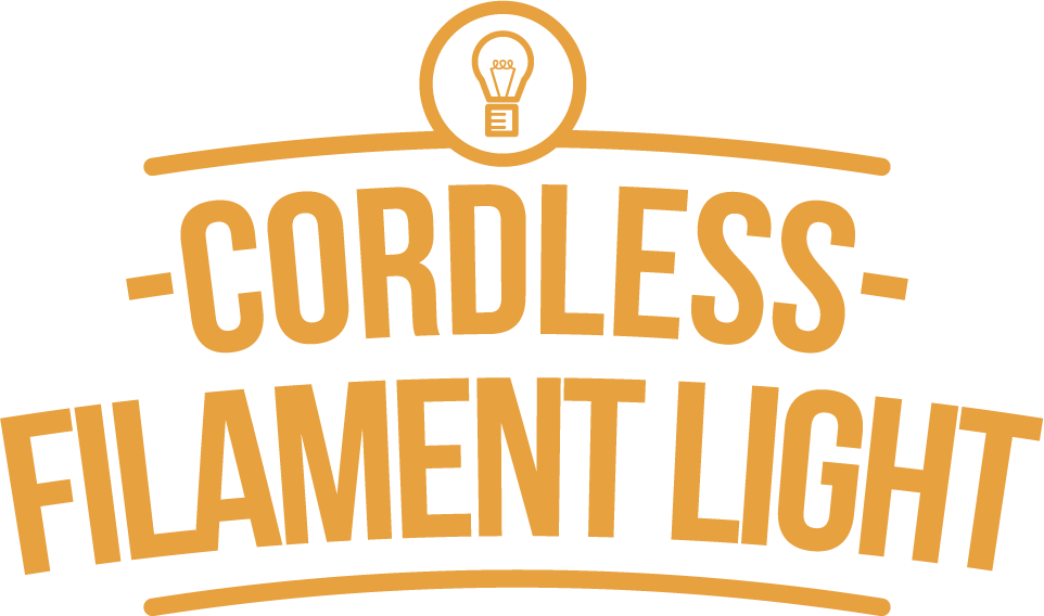 Cordless Filament Light : Cable-free rechargeable night-light.