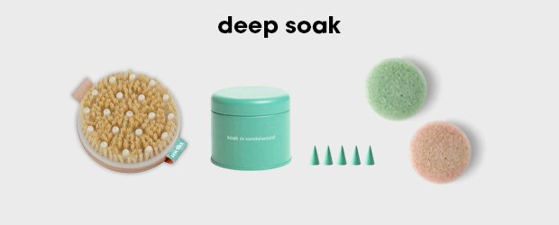 Deep Soak : Mello bath time relaxation set.