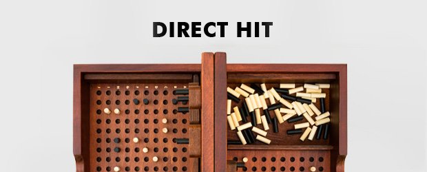 Direct Hit : Iron & Glory wooden sinking ships game.
