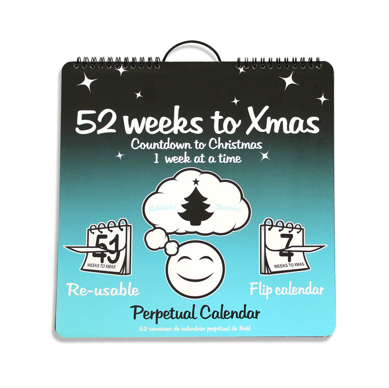 52 Weeks to Christmas : Countdown to Xmas perpetual calendar.
