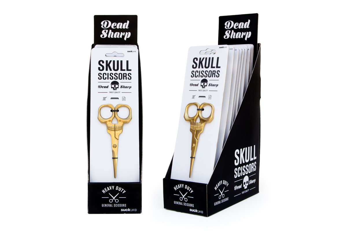 Skull Scissors : Dead sharp, finest quality scissors.