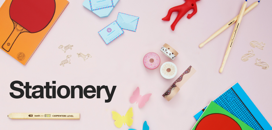 Stationery products from SUCK UK