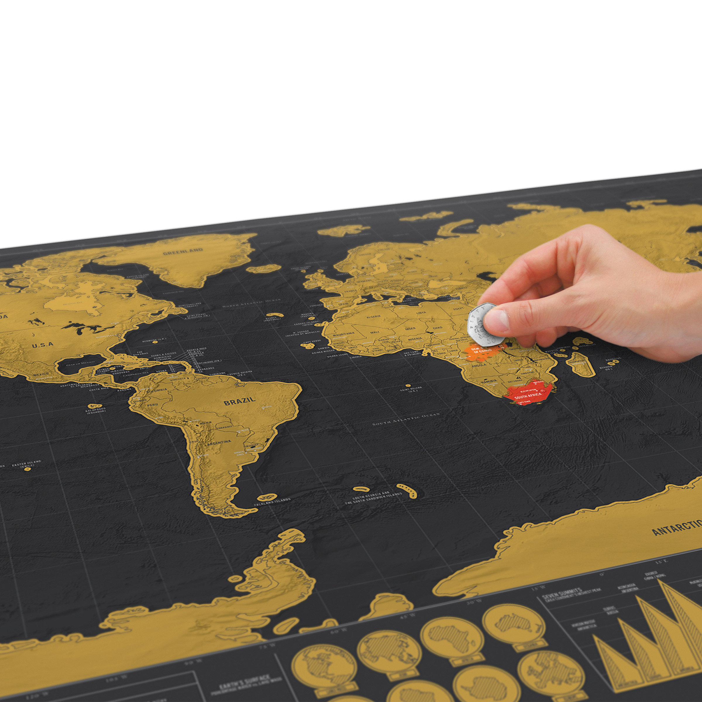 Deluxe Scratch Map : Deluxe Scratch Map (Luckies)