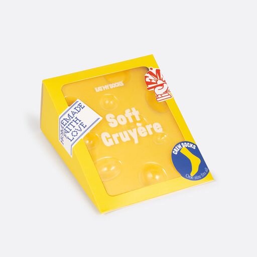 Cheese : Cheesy socks by Eat My Socks