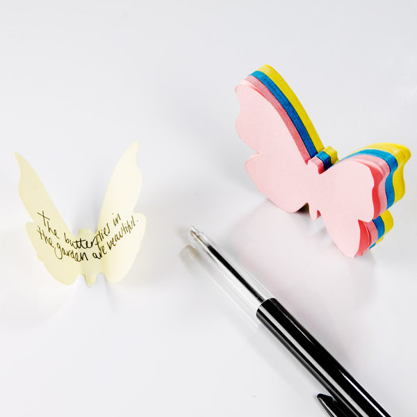 3D Sticky Note Specimen Box : Paper butterfly wall decorations & notes ...