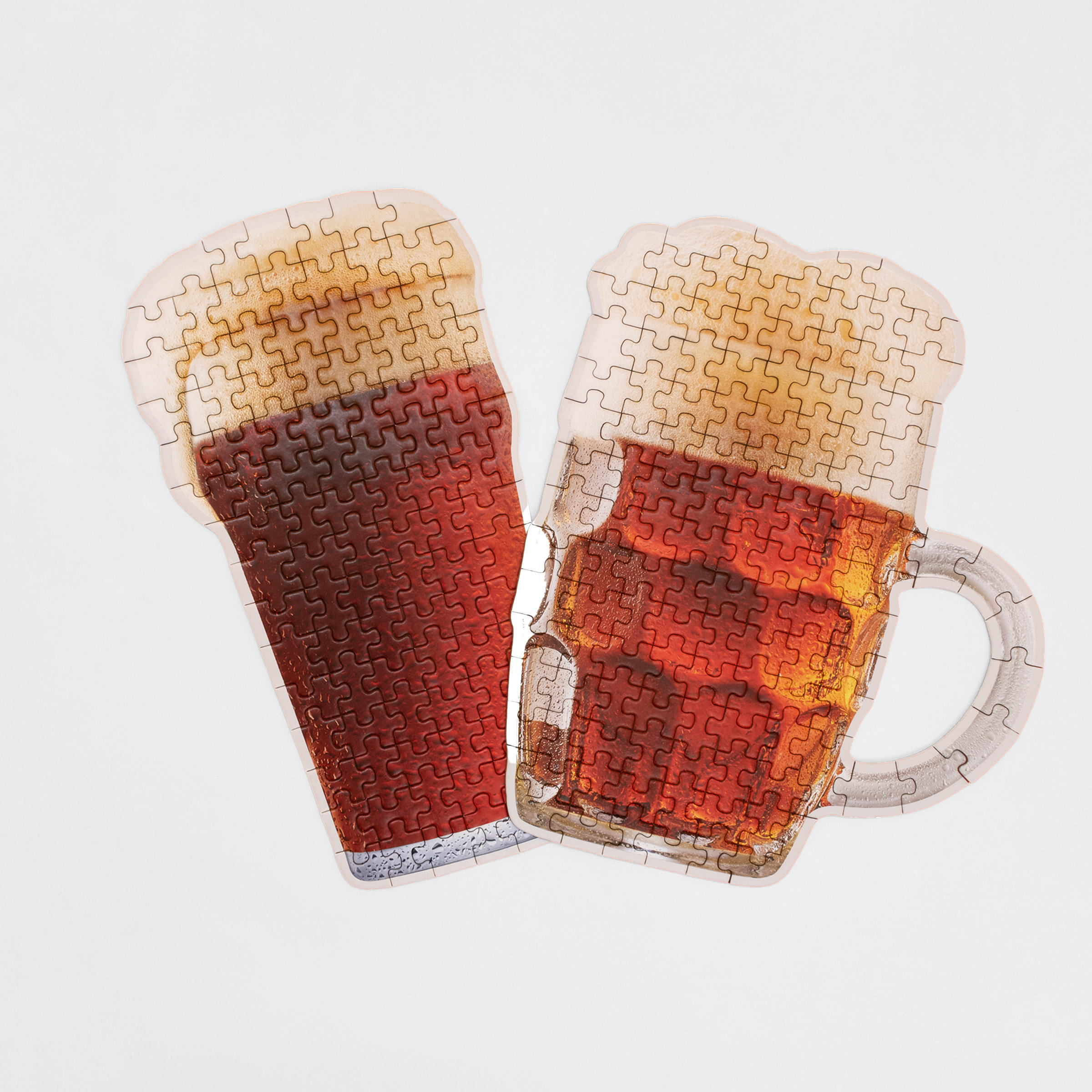 Beer Jigsaw : Beer in a can that is a puzzle (Luckies)