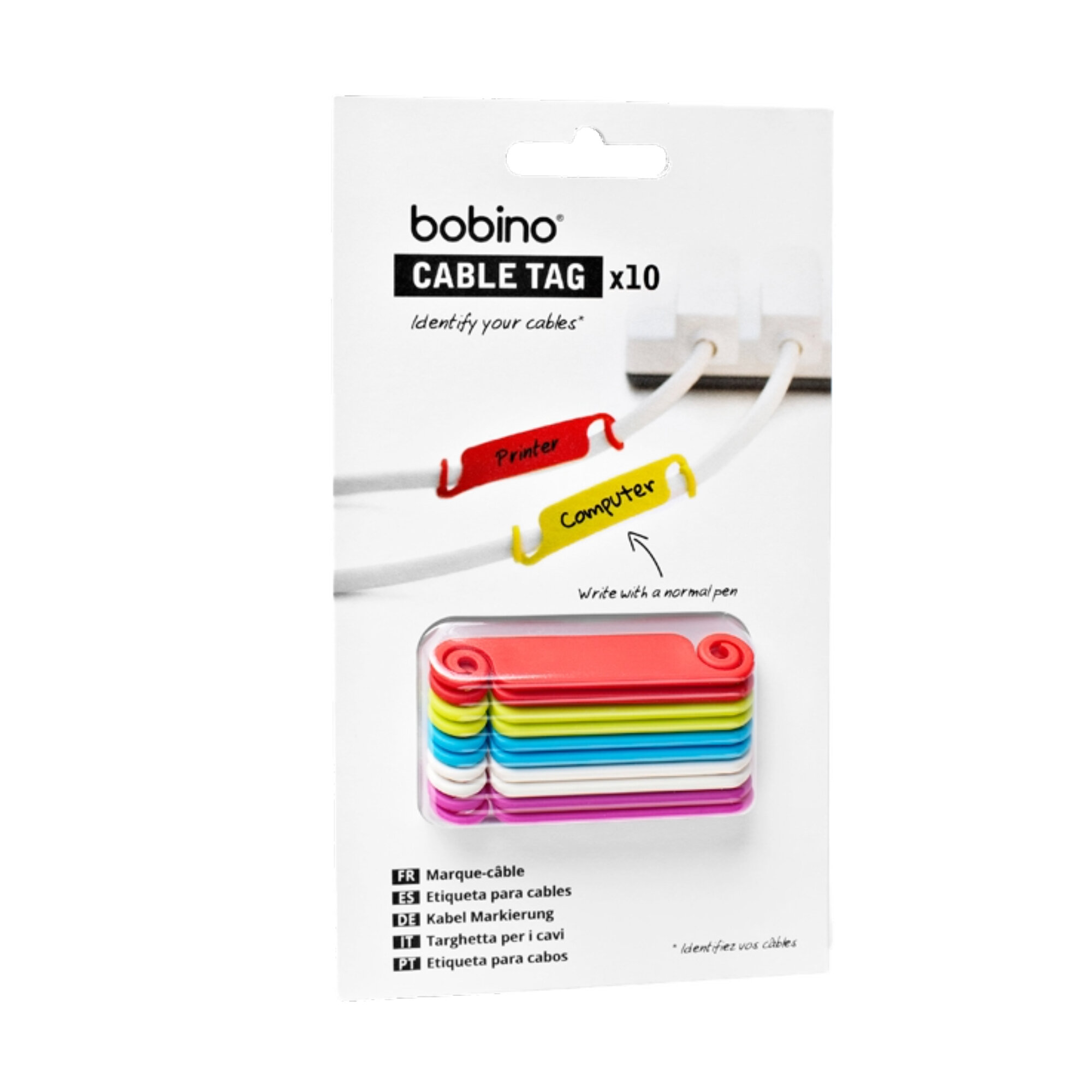 Cable Tag : Never pull the wrong plug again by Bobino