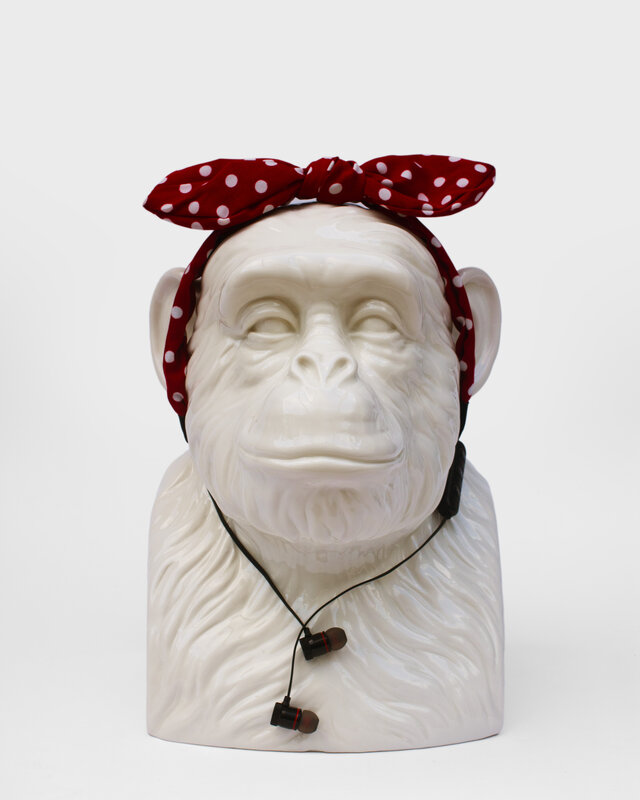Chimp Tidy : Ceramic monkey home organiser.
