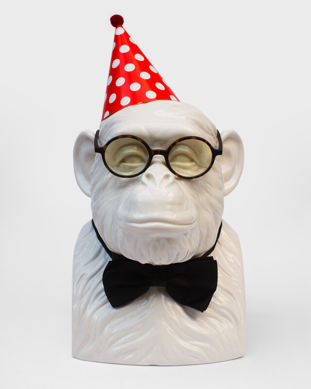 Chimp Tidy : Ceramic monkey home organiser.