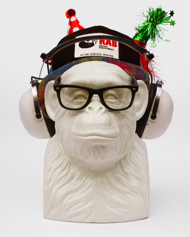 Chimp Tidy : Ceramic monkey home organiser.