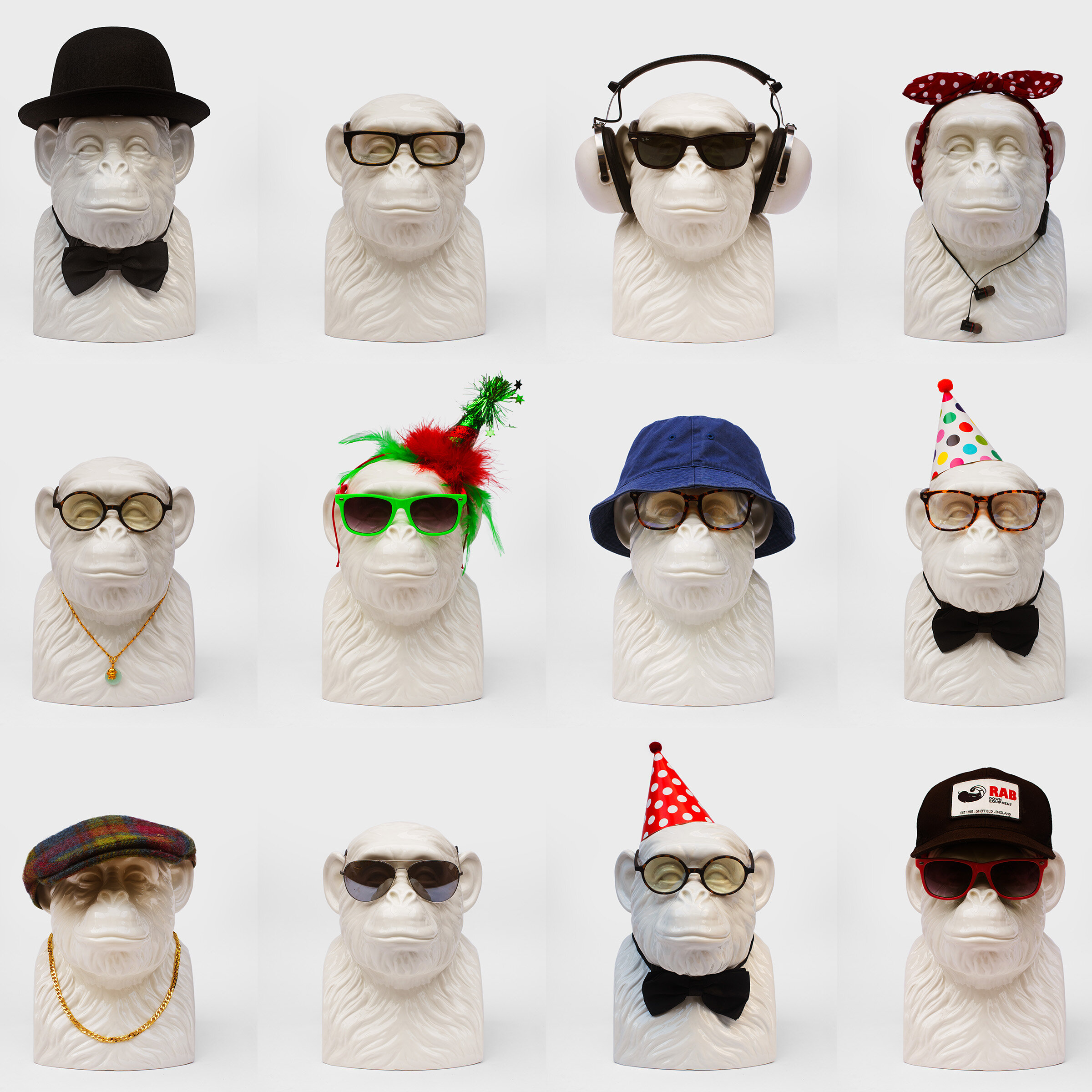 Chimp Tidy : Ceramic monkey home organiser.