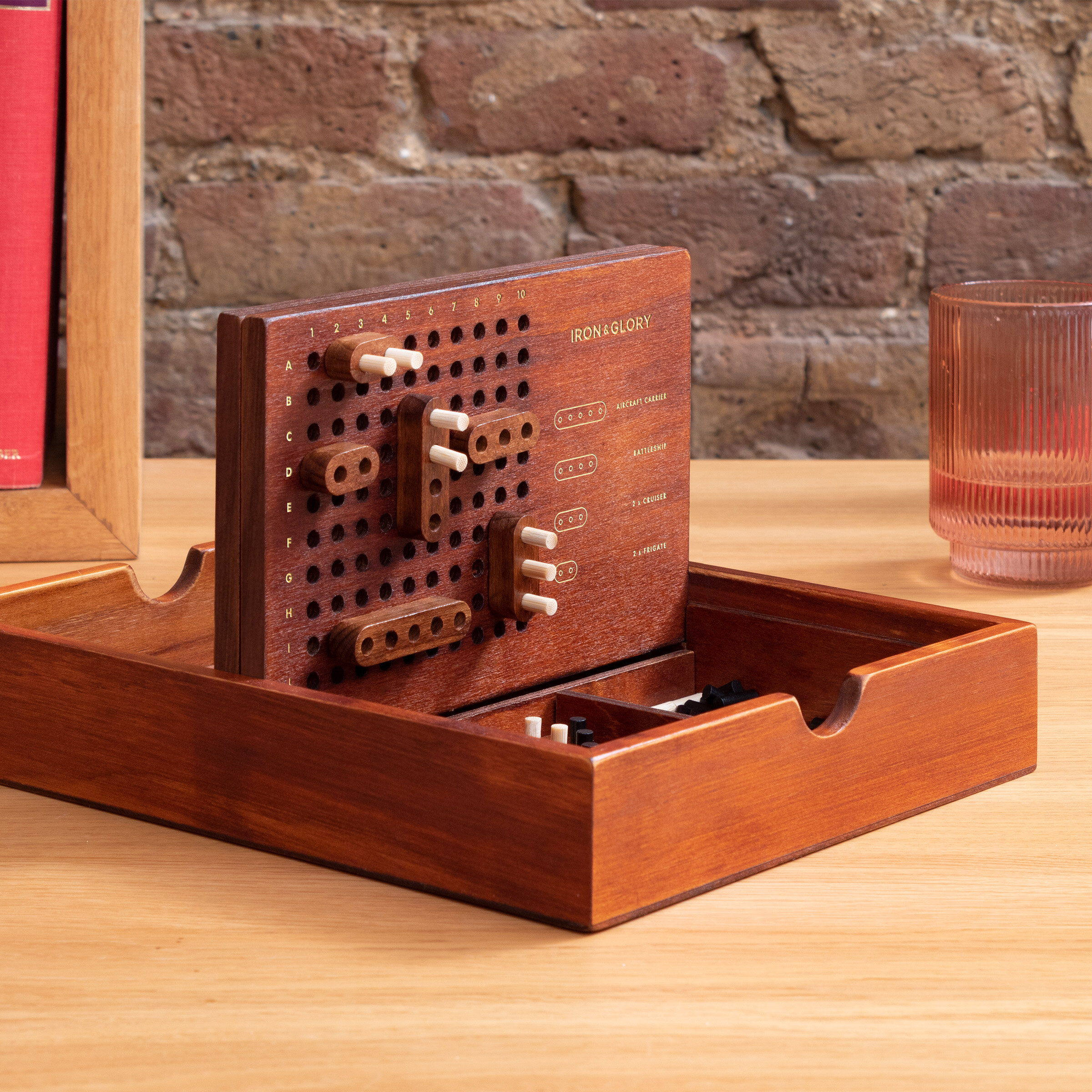 Direct Hit : Iron & Glory wooden sinking ships game.