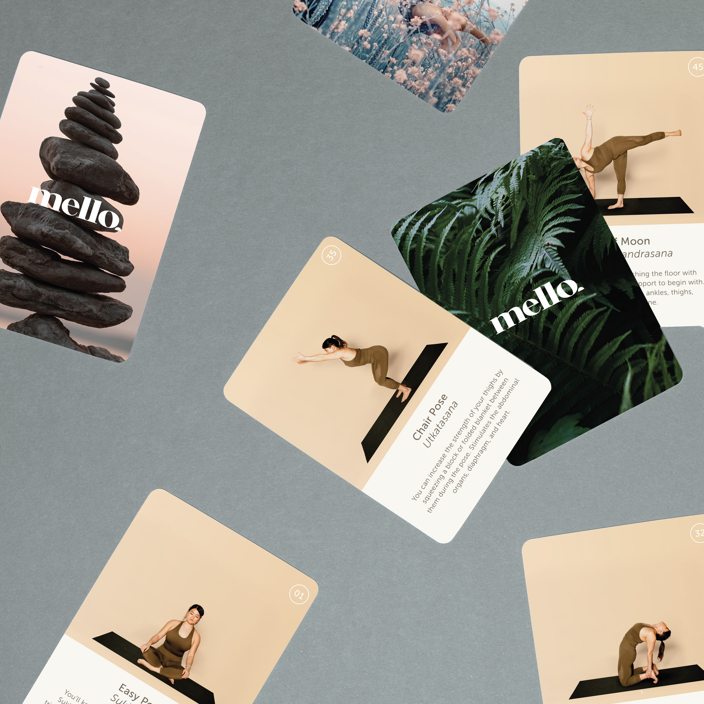 Yoga Deck : Mello 52 card pack of yoga poses.