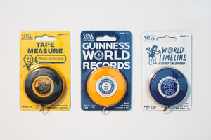 World Records Tape Measure : 3m of Guinness World Record Facts.