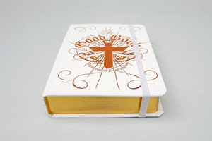 Flask In A Book : Stash your drink inside the Good Book.